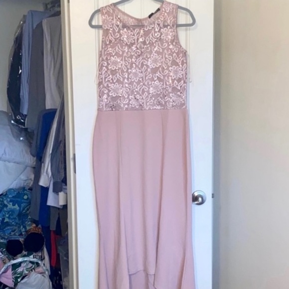 Quiz | Dresses | Prom Nwt Blush Lace Sweetheart Neck Formal Evening ...